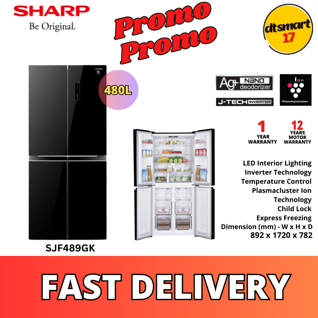 𝐋𝐎𝐑𝐑𝐘 𝐒𝐄𝐍𝐃𝐈𝐑𝐈 𝗞𝗟,𝗦𝗘𝗟𝗔𝗡𝗚𝗢𝗥 Sharp 480L,Inverter, PCI, Anti-bacterial ...