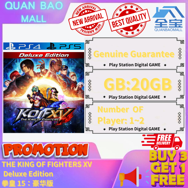 THE KING OF FIGHTERS XV Deluxe Edition 拳皇 15：豪华版 ( PS4 & PS5 ) Muat turun Permainan Digital Game ...