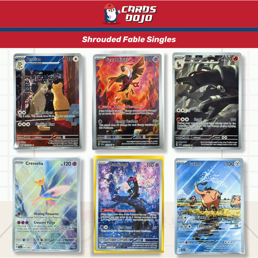 [READY STOCK] Shrouded Fable Singles EX/IR Pokemon TCG English Ver ...