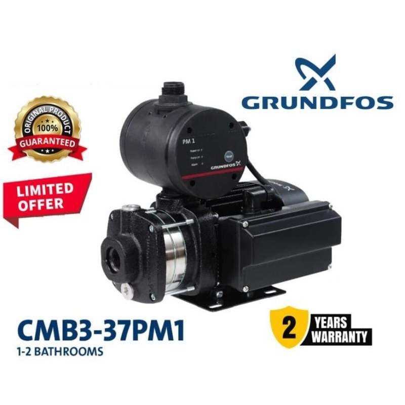 Grundfos CMB3-37 PM1 Home Water Pressure Booster Pump | Shopee Malaysia