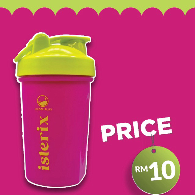 ISTERIX SHAKER BOTTLE BY NILOFA PLUS | Shopee Malaysia