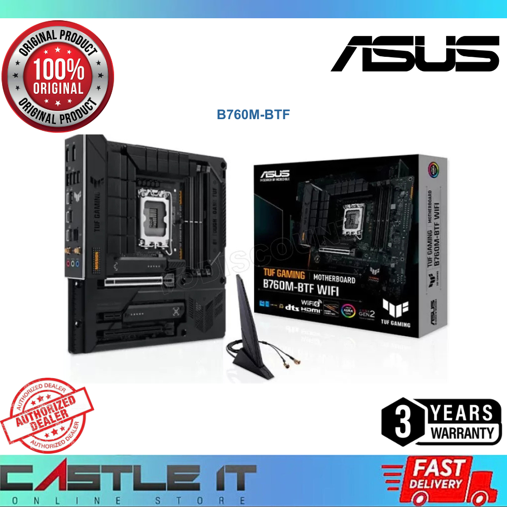 Asus TUF GAMING B760M-BTF Intel LGA1700 Motherboard 14th 13th 12th Gen ...