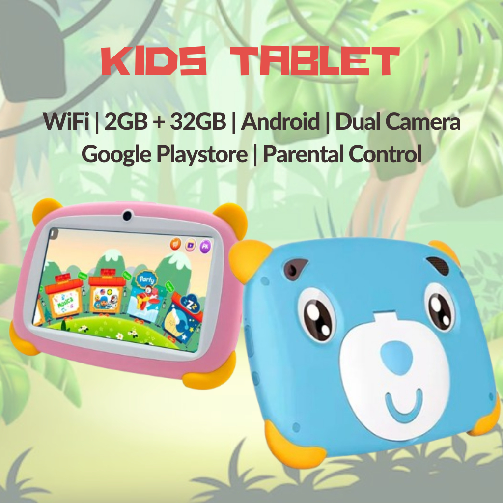 Android Tablet for Kids 2GB+32GB 7 inch Tablet PC WIFI with Playstore ...