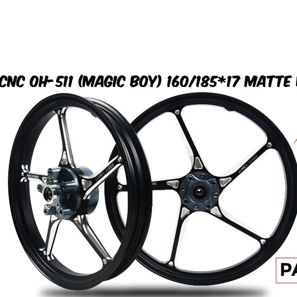 SPORT RIM MAGIC BOY CNC OH-511 SYM VF3I ( 160/185*17 ) BLACK | Shopee Malaysia