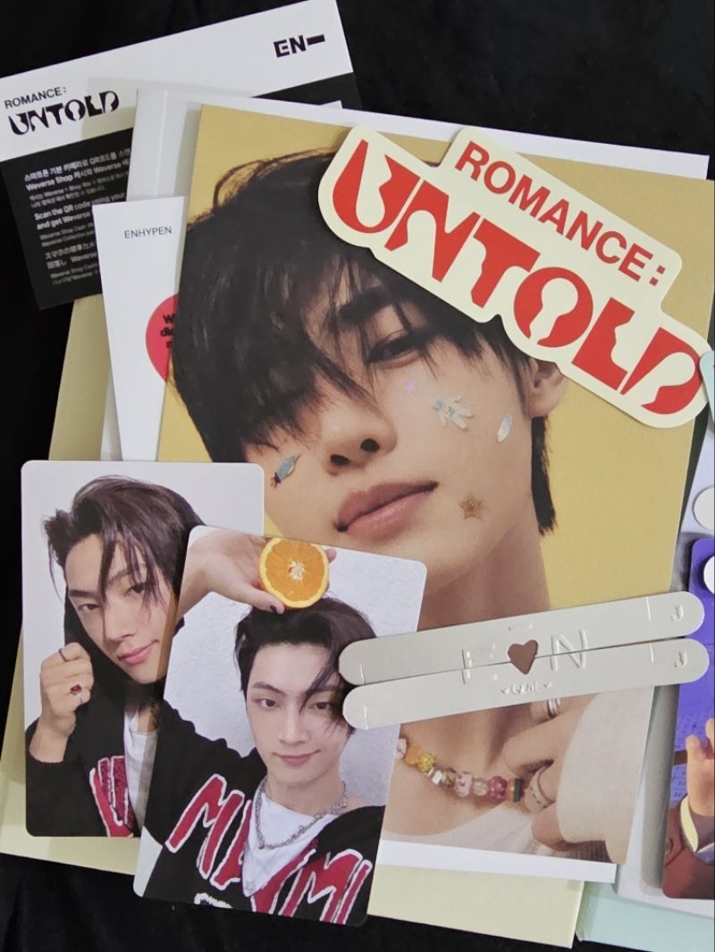 Enhypen Romance Untold Unsealed Full Set PC Album Official ☆ Inceptio ...
