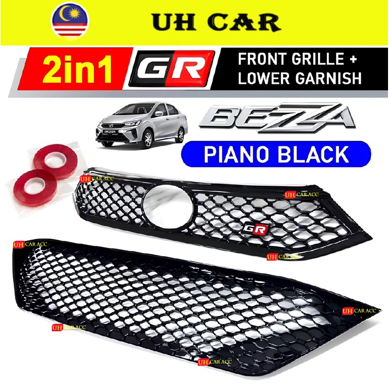(GR) Perodua Bezza Facelift 2020-2024 Front Bumper Grill Grille ...