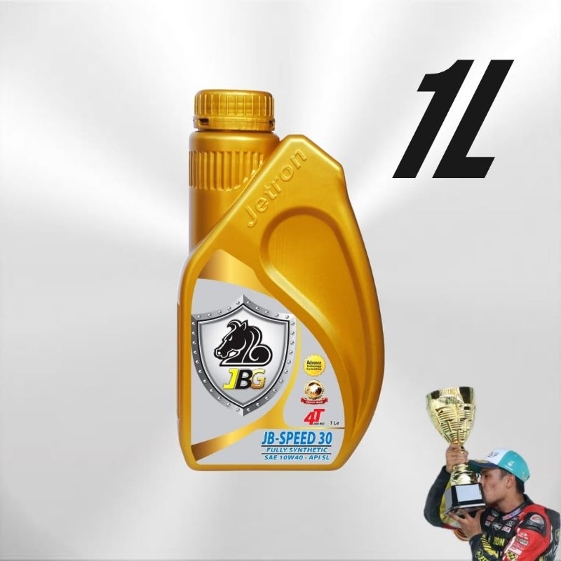 G-JETRON JBG (1L)JB SPEED Semi/Fully 10W40 15W50 4T Minyak Pelincir ...
