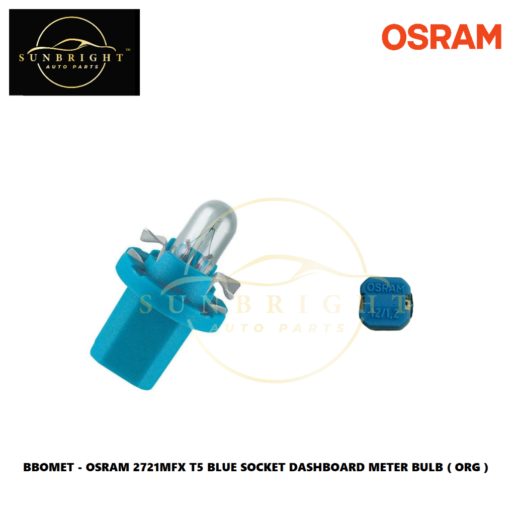 OSRAM 2721MFX T5 BLUE SOCKET DASHBOARD METER BULB ( ORG ) | Shopee Malaysia