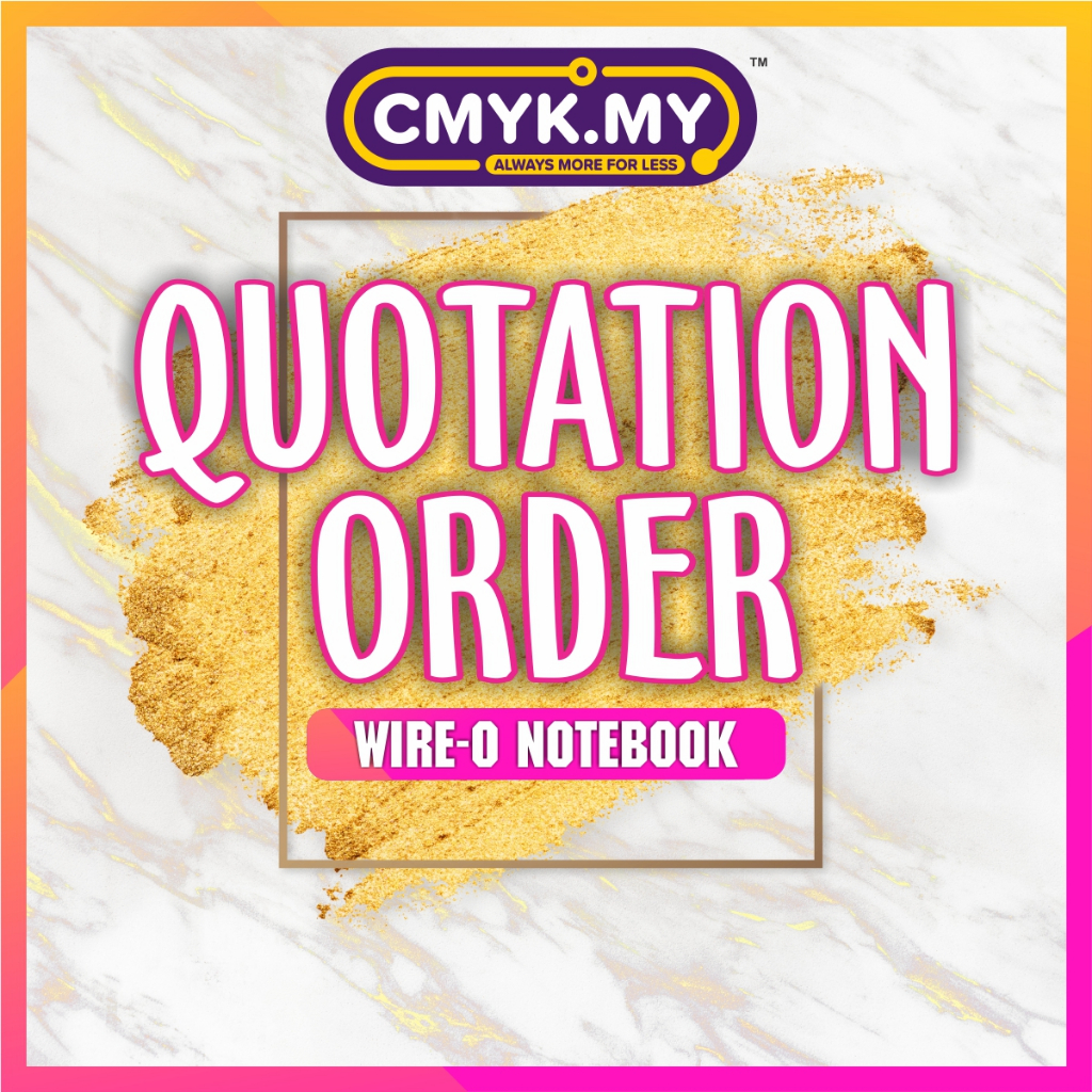 [QUOTATION ORDER] WIRE O NOTEBOOK CUSTOM PRINTING [PLEASE CHAT WITH US ...