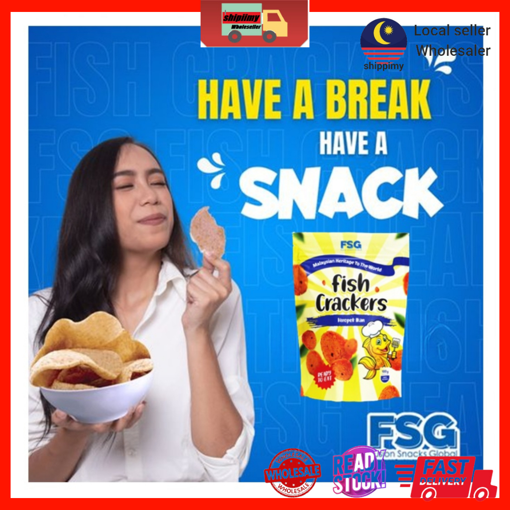 FSG Healthy Fish Crackers | Nutritious & Tasty Snack l Makanan Sihat ...