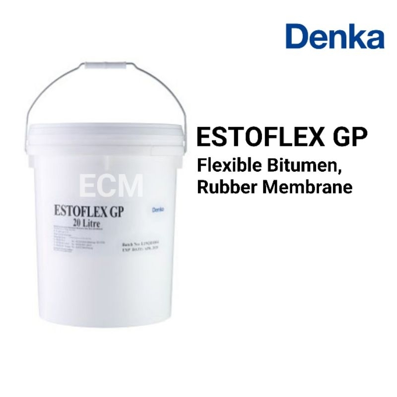 DENKA ESTOFLEX GP (20L) Flexible Bitumen, Rubberized Bitumen Sealing ...