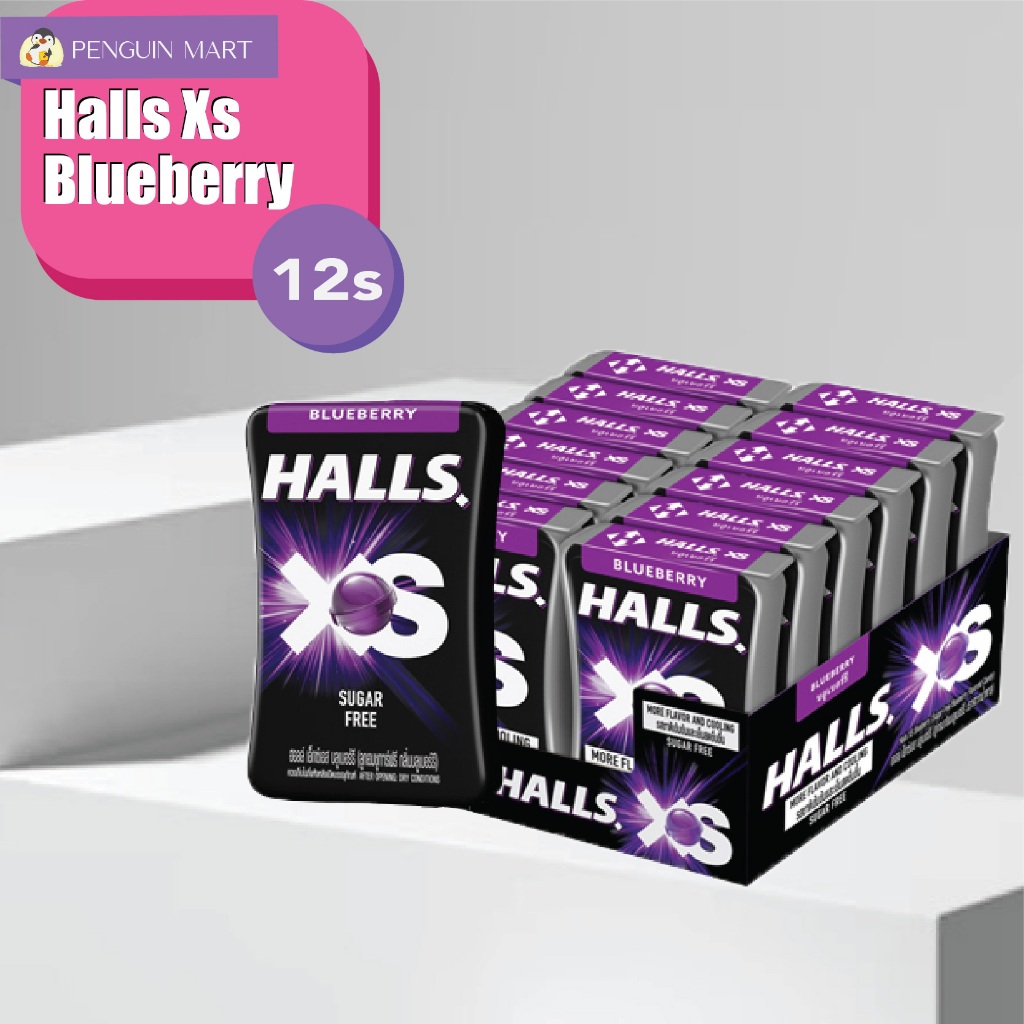 [Exp Aug 2025] Blueberry Halls XS Sugar Free Outer (12.6g x 12) Halal Sugar Free Candy | Shopee ...