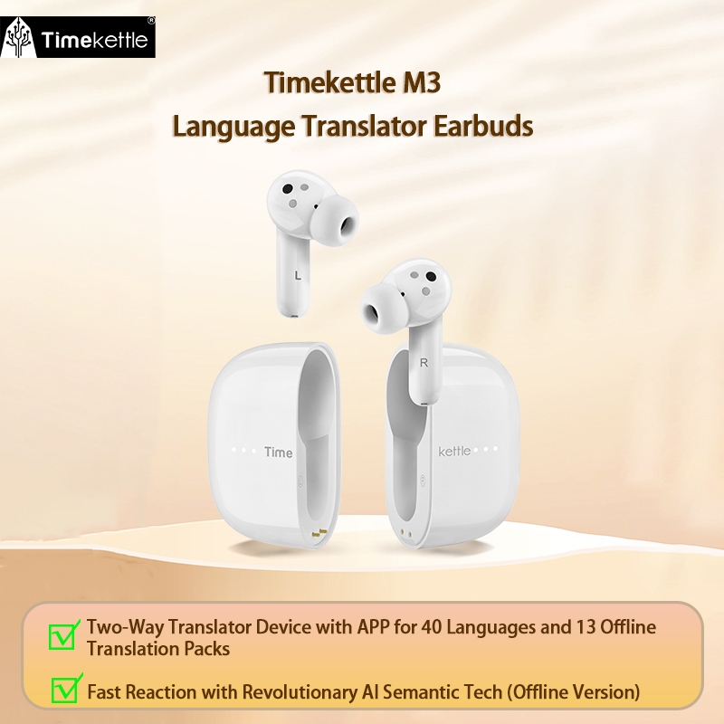 TimeKettle M3 Bluetooth Earphones headphone bluetooth Language ...