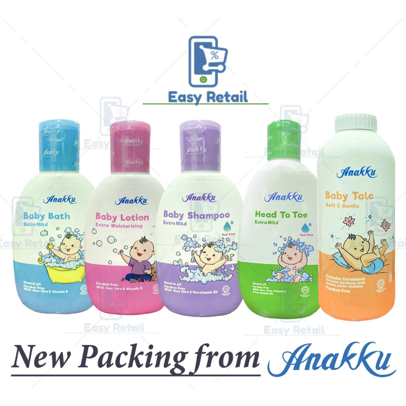 Anakku Toiletries Set | Mandian Bayi (one box only)(100ml) | Shopee ...
