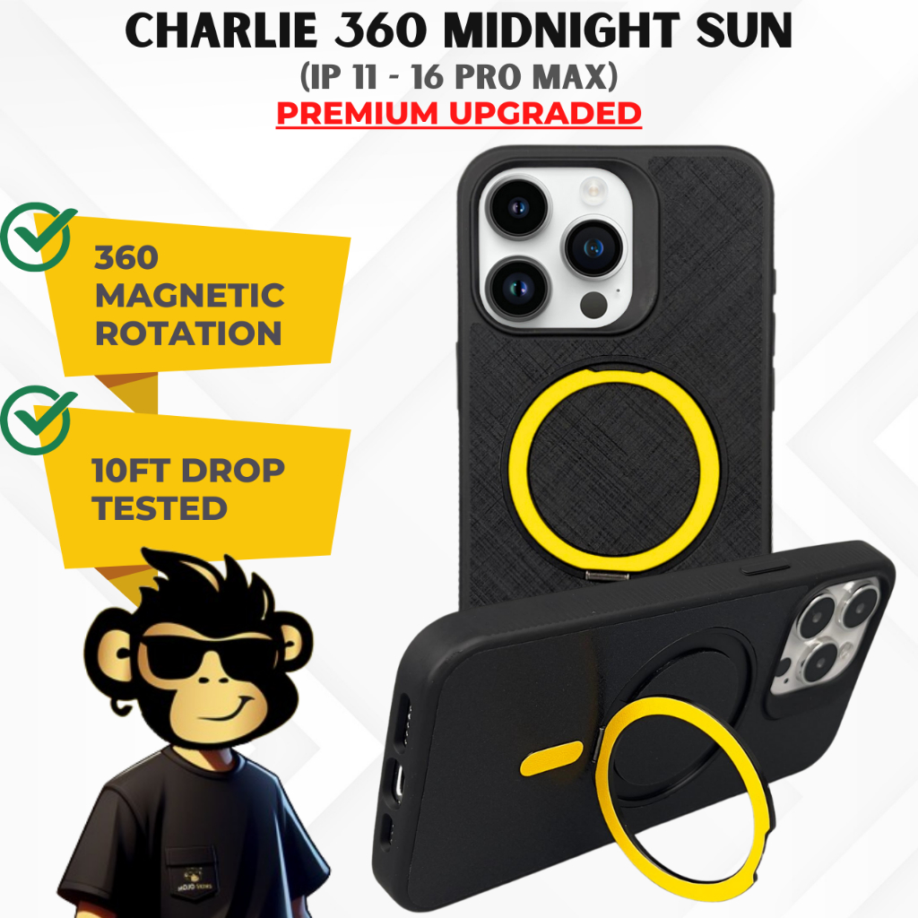 MOJOSKINS Charlie 360 Midnight Sun Magnetic Matte Case Custom Skin on ...
