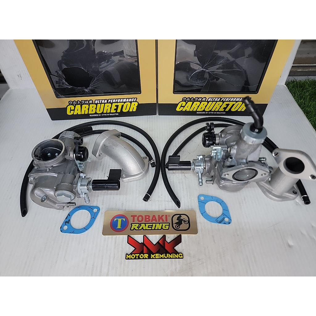 WAVE125 TOBAKI RACING CARBURETOR WITH INLET PIPE INTAKE COPPER SLIDE ...