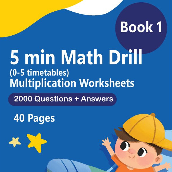 IGCSE Math Drill: Book 1: 5 Min Drill Multiply (0-5) 2000 Q+A | IGCSE ...