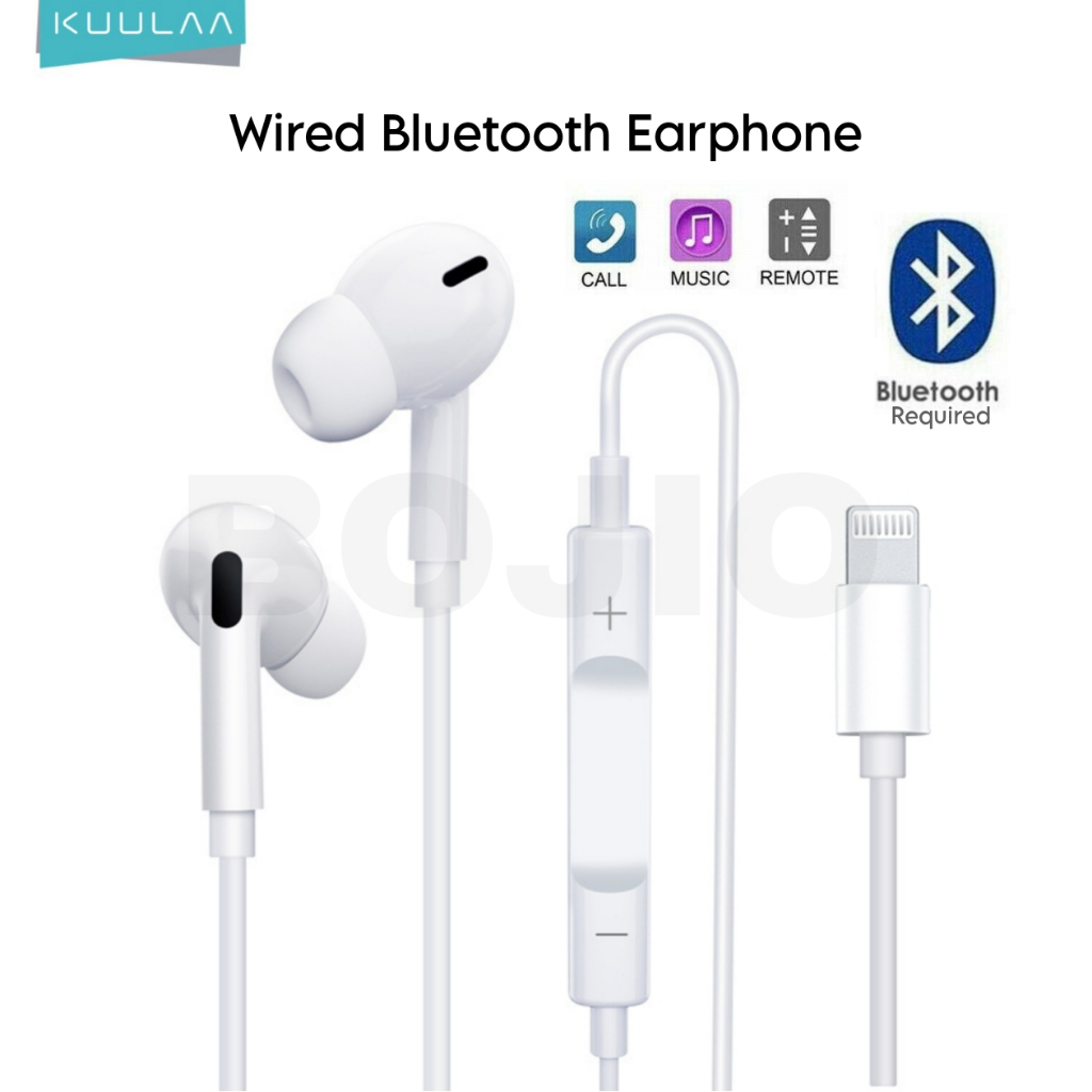 (Bluetooth) Kuulaa In-Ear Lightning Wired Earphones For iPhone ...