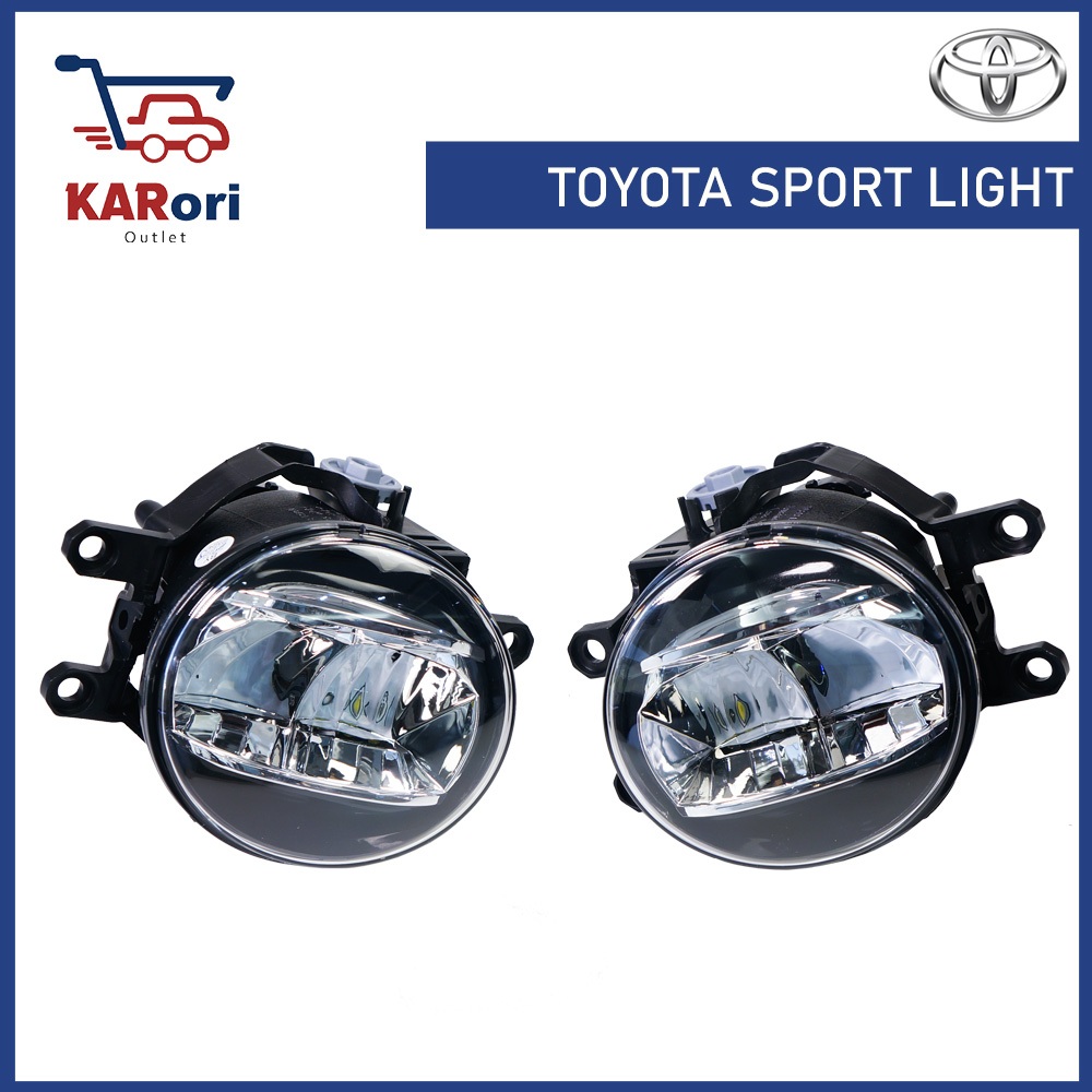 TOYOTA LED SPORT LIGHT / TOYOTA OEM FOG LAMP (WHITE) - 2 PCS | Shopee ...