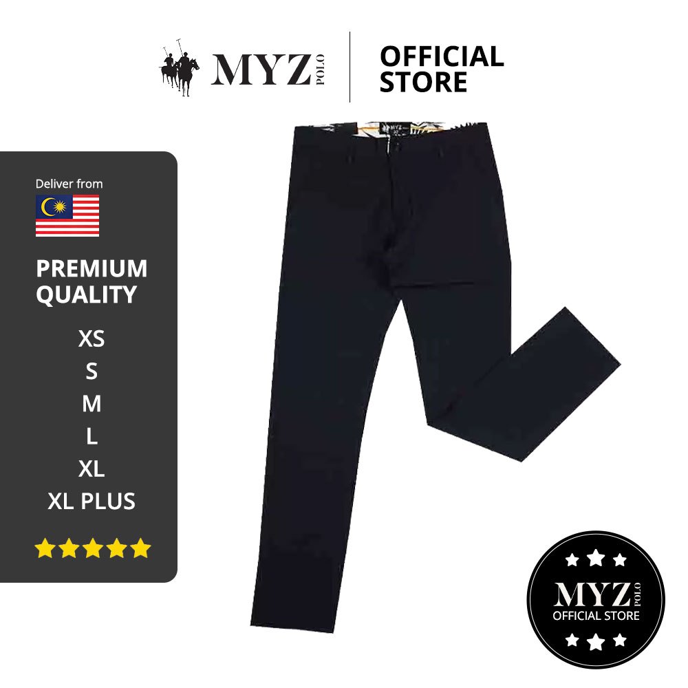 MYZ POLO Premium Classy Formal Office Slack Long Pants (CODE55052 ...