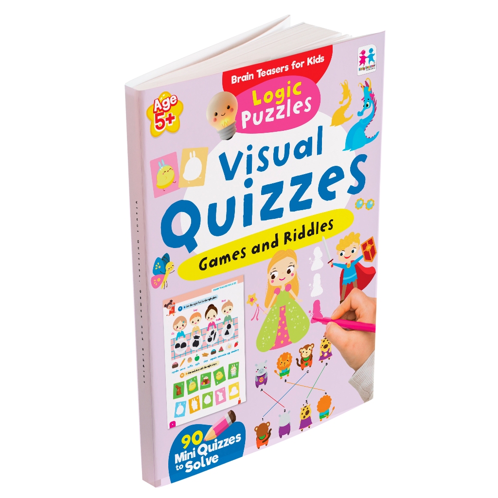 BRAIN TEASERS FOR KIDS VISUAL QUIZZES LOGIC PUZZLES (KIDS ACTIVITY BOOK ...