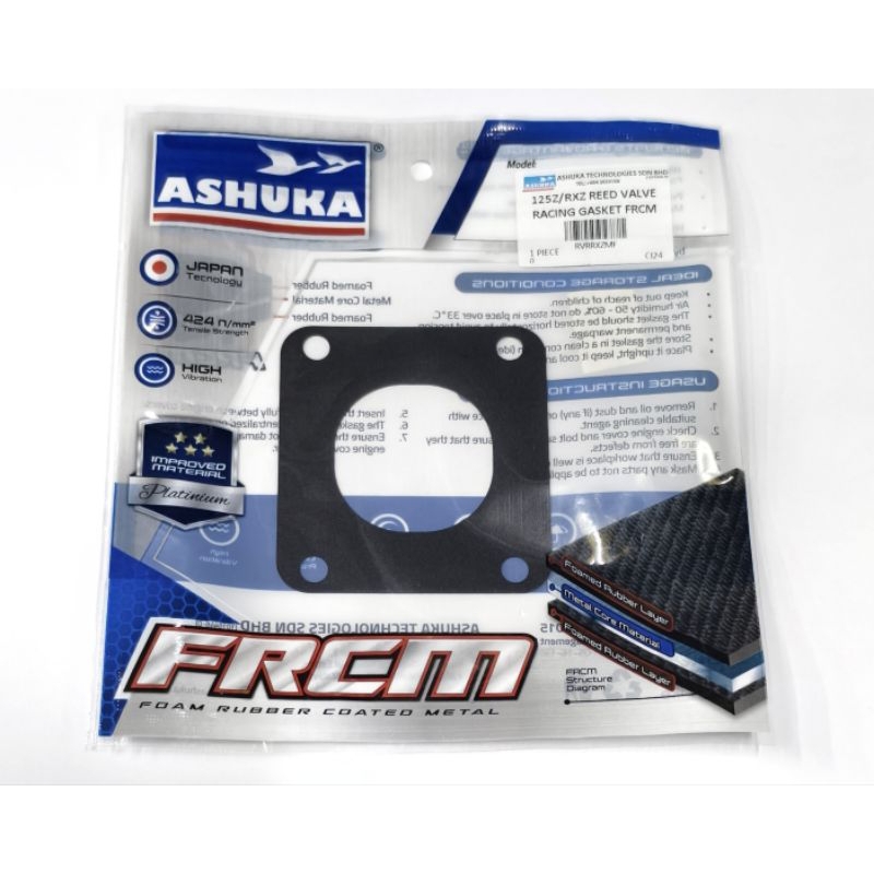 RXZ Y125 VALVE GASKET V-FORCE RACING /STD BESI MATERIAL FRCM JENAMA ...