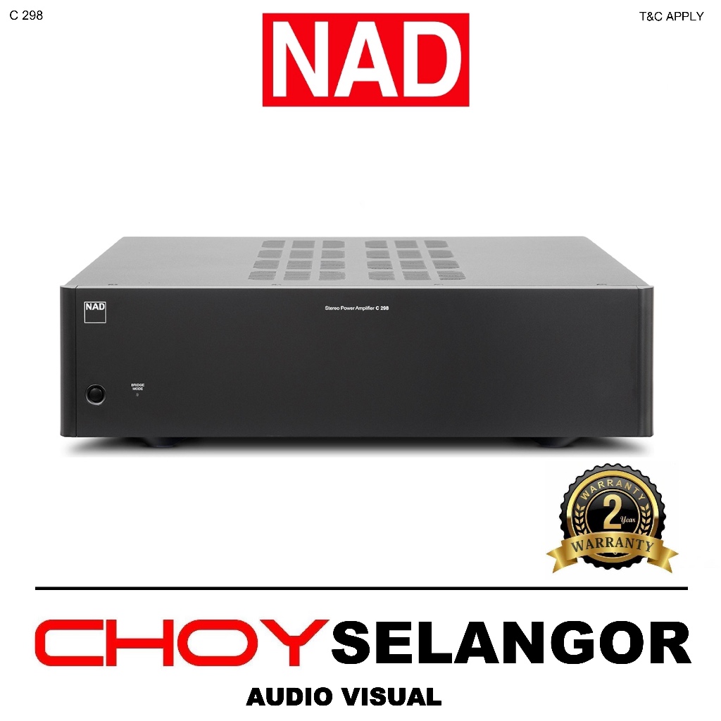 NAD C 298 Stereo Power Amplifier | Shopee Malaysia