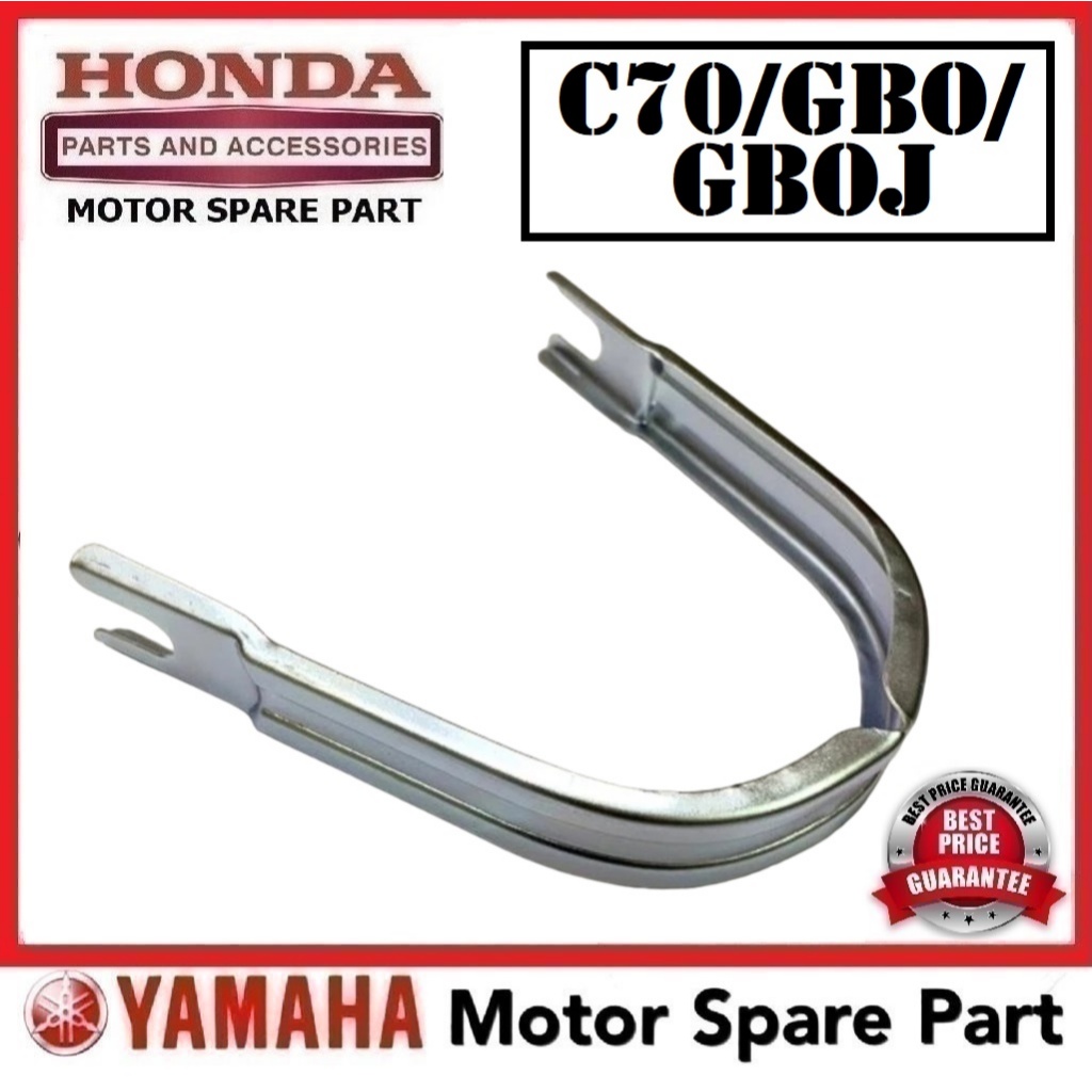 HONDA C70 / GBO U-BRACKET 0 CHROME U BRACKET U-BRACKET U BAND BRACKET ...