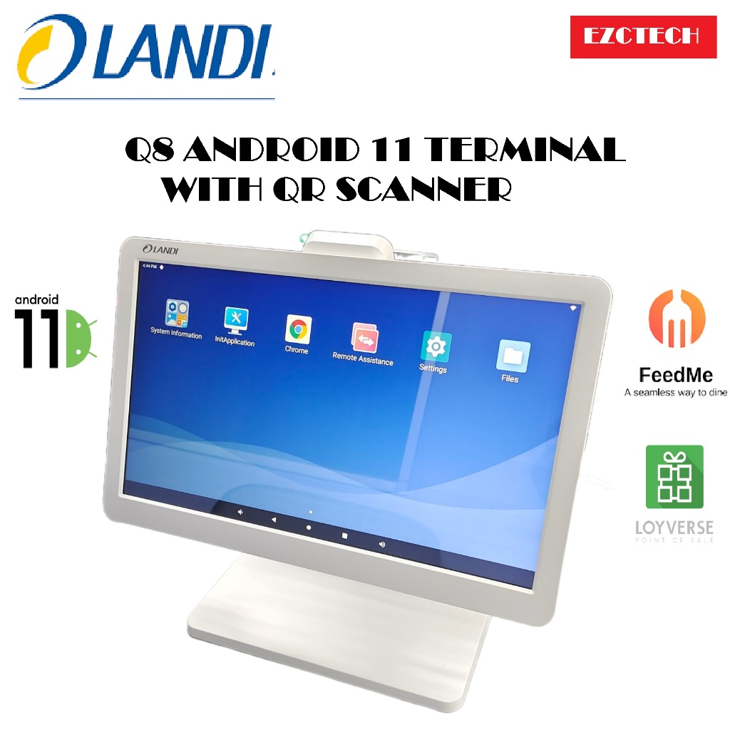 LANDI Q8 ANDROID 11 15.6inch POS SYSTEM TERMINAL LOYVERSE FEEDME SUNMI ...
