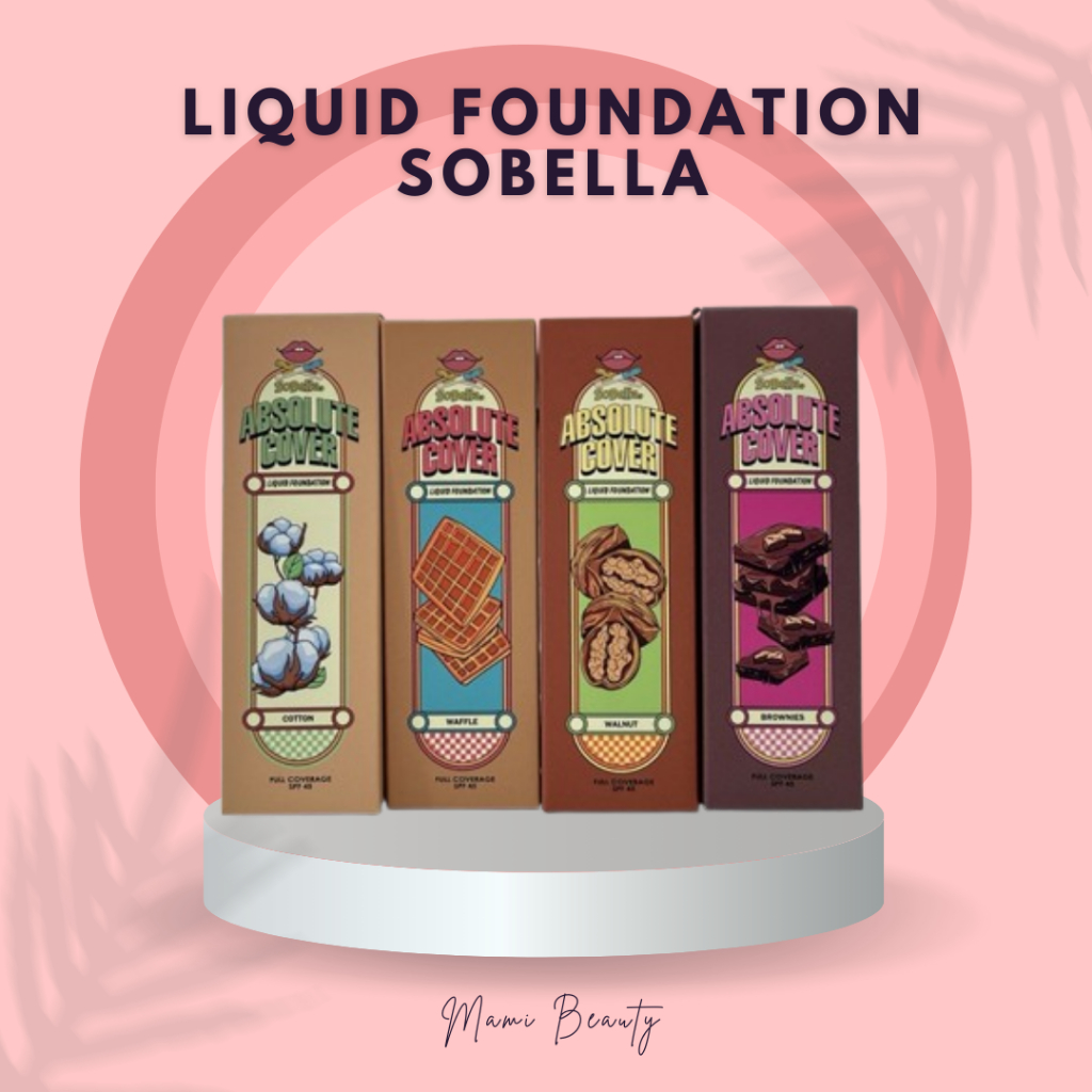 SOBELLA LIQUID FOUNDATION THE FACE PROJECT MAKE UP new shade | Shopee ...