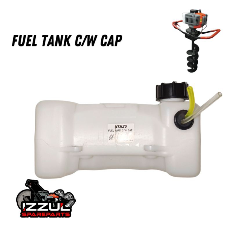 Fuel Tank C/W Cap Complete Set Mesin Auger TL52 Tangki Minyak | Shopee ...