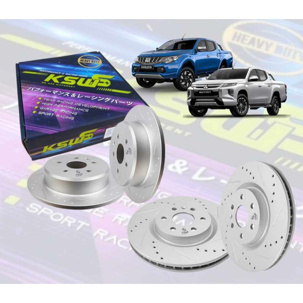 Mitsubishi Triton VGT 2015/ Triton 2019 Front KSW Performonce Brake ...