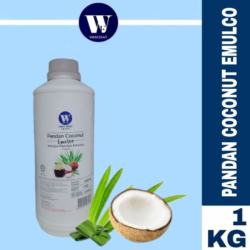 [1KG] PANDAN COCONUT EMULCO | PERISA PANDAN KELAPA | BAKING FLAVORING ...