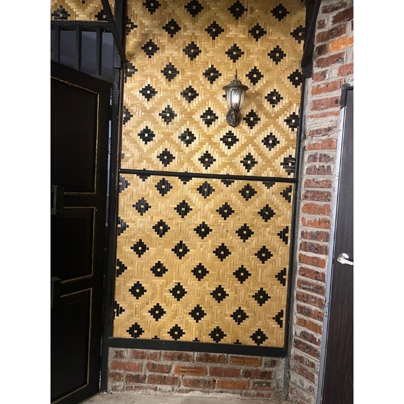 Kelarai / Dinding Buluh / Siling Buluh Bunga Hitam | Shopee Malaysia