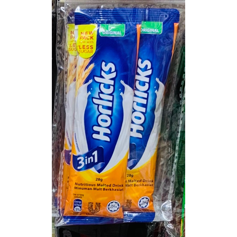 Horlicks 3 in 1 Original - 1 Pack | Shopee Malaysia