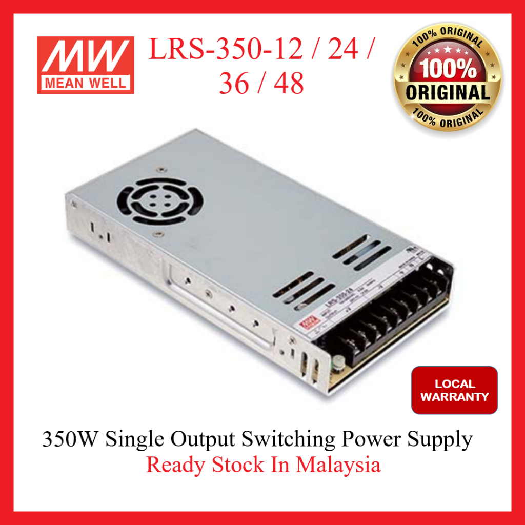 Mean Well LRS-350-24 LRS-350-12 LRS-350-48 LRS-350-36 power supply 350W, 24V/14.6A, 12V/29A, 48V ...