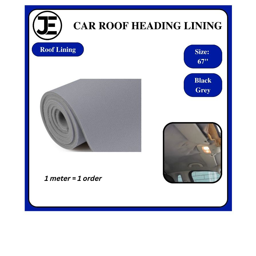 (LOW PRICE) 1M/ORDER Kain Bumbung Kereta Roof Lining Kain Kereta ...