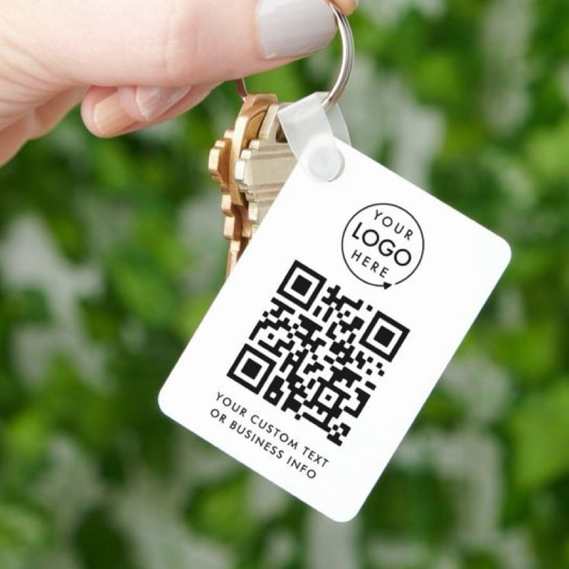Bisnes Kad / Scannable / Business card / QR Code Keychain / QR Code ...