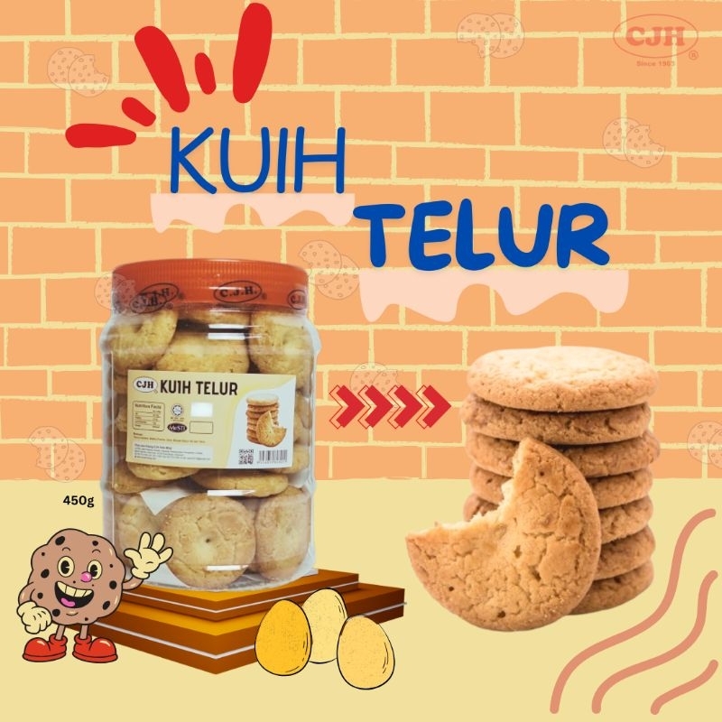 Kuih Telur Rangup CJH Individual Pack 400g Handmade [HALAL] [MeSTI ...