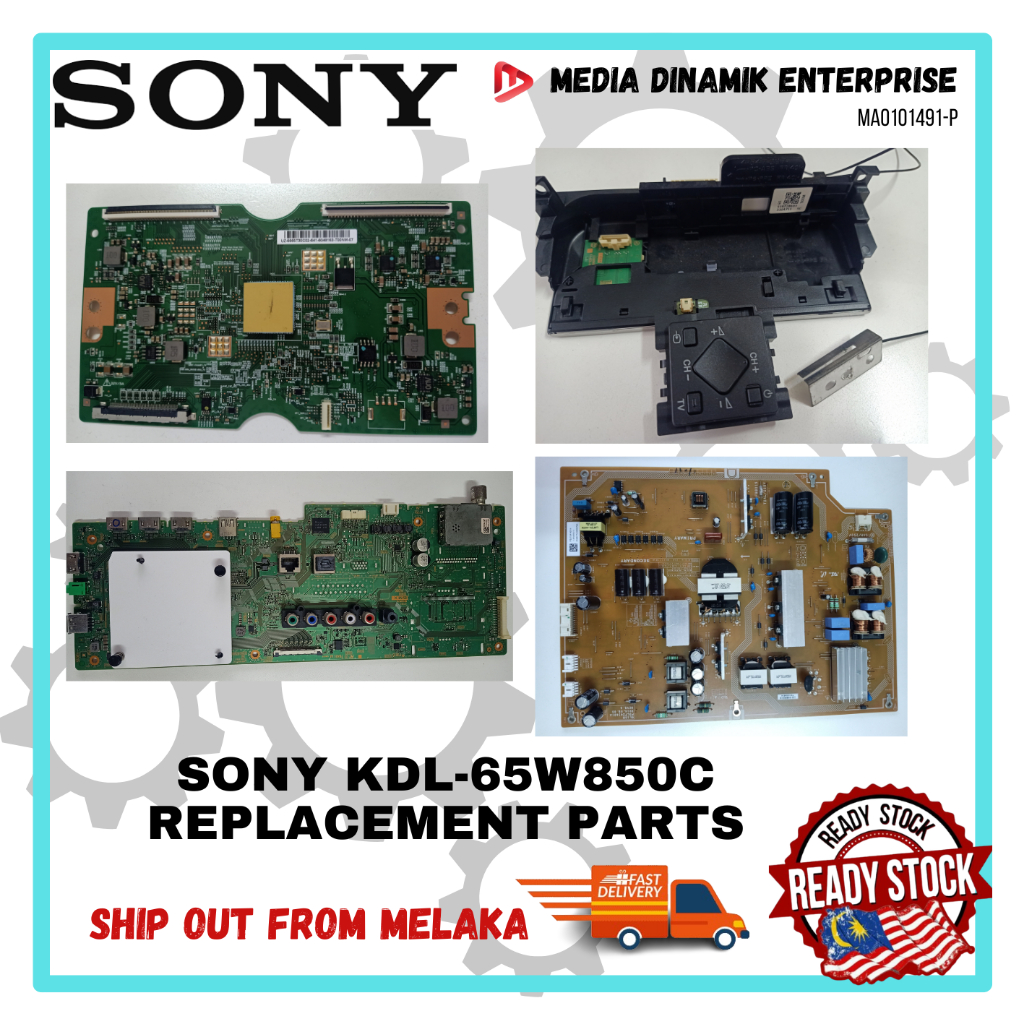 SONY KDL-65W850C ORIGINAL POWERBOARD/MAINBOARD/T-CON/IR RECEIVER+WIFI ...