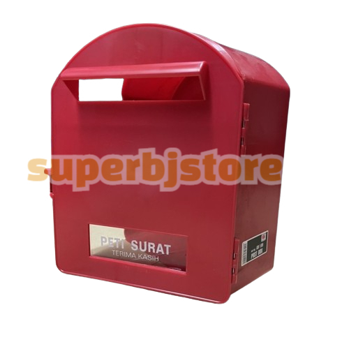 PVC Red Post Letter Box 199 / Plastic Mail Box / Peti Surat Plastik / Letterbox / Mailbox ...