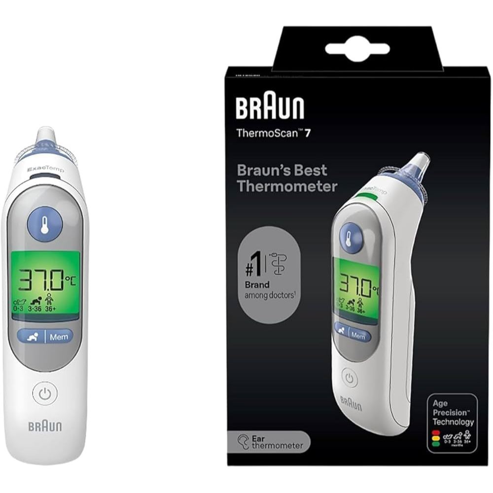 Braun ThermoScan 5/ 7+ Infrared Ear Thermometer (IRT6510/ IRT6525 ...