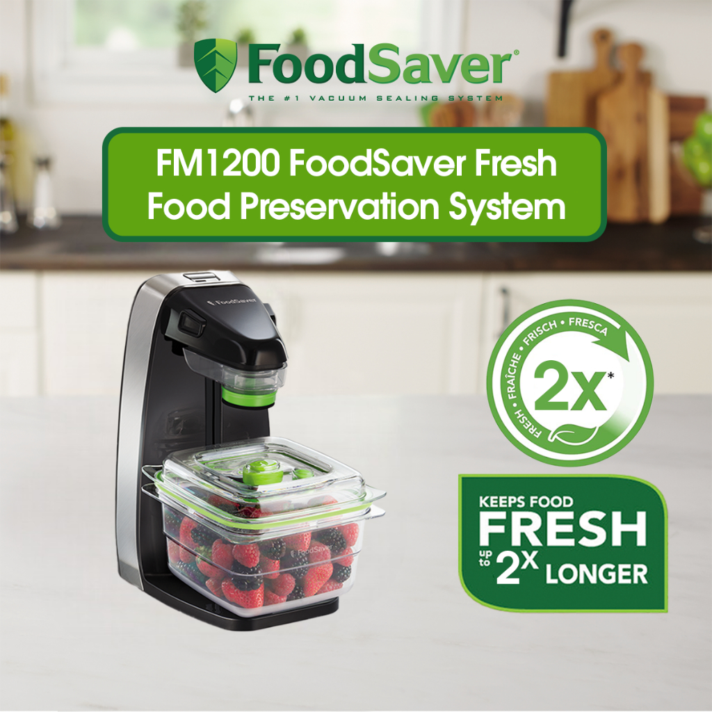 FoodSaver® FM1200 Vacuum Sealing System | Compact Space-Saving Design ...