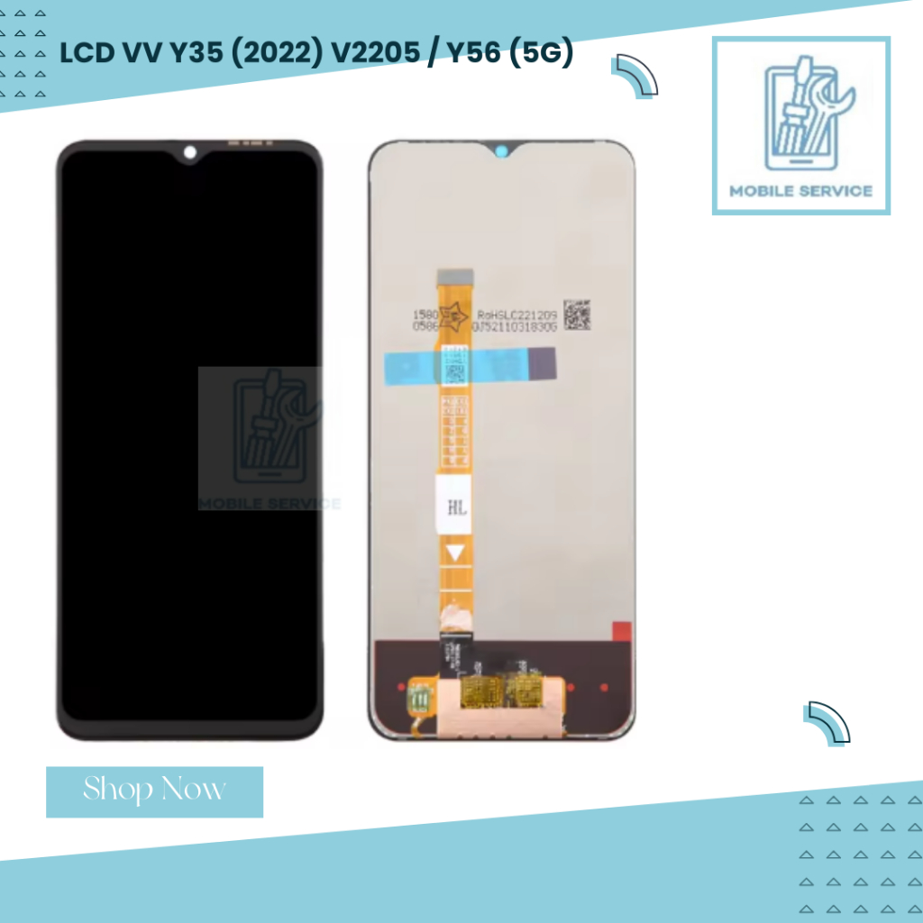LCD VIV Y35 (2022) V2205 / Y56 (5G) Display + Touch Screen Digitizer ...