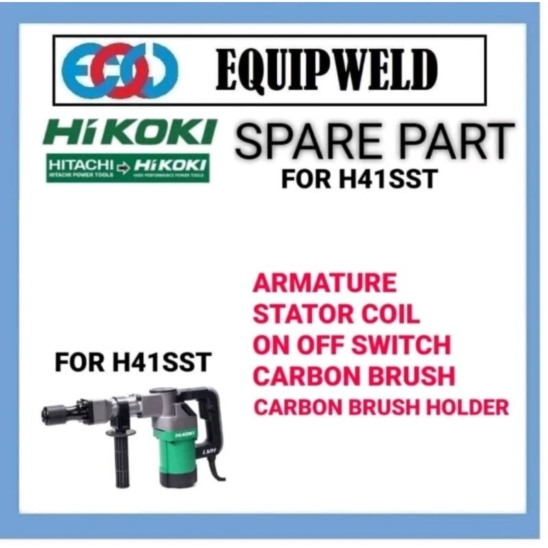 SPARE PART - HIKOKI HITACHI ARMATURE /STATOR COIL FIELD / ON OFF SWITCH ...