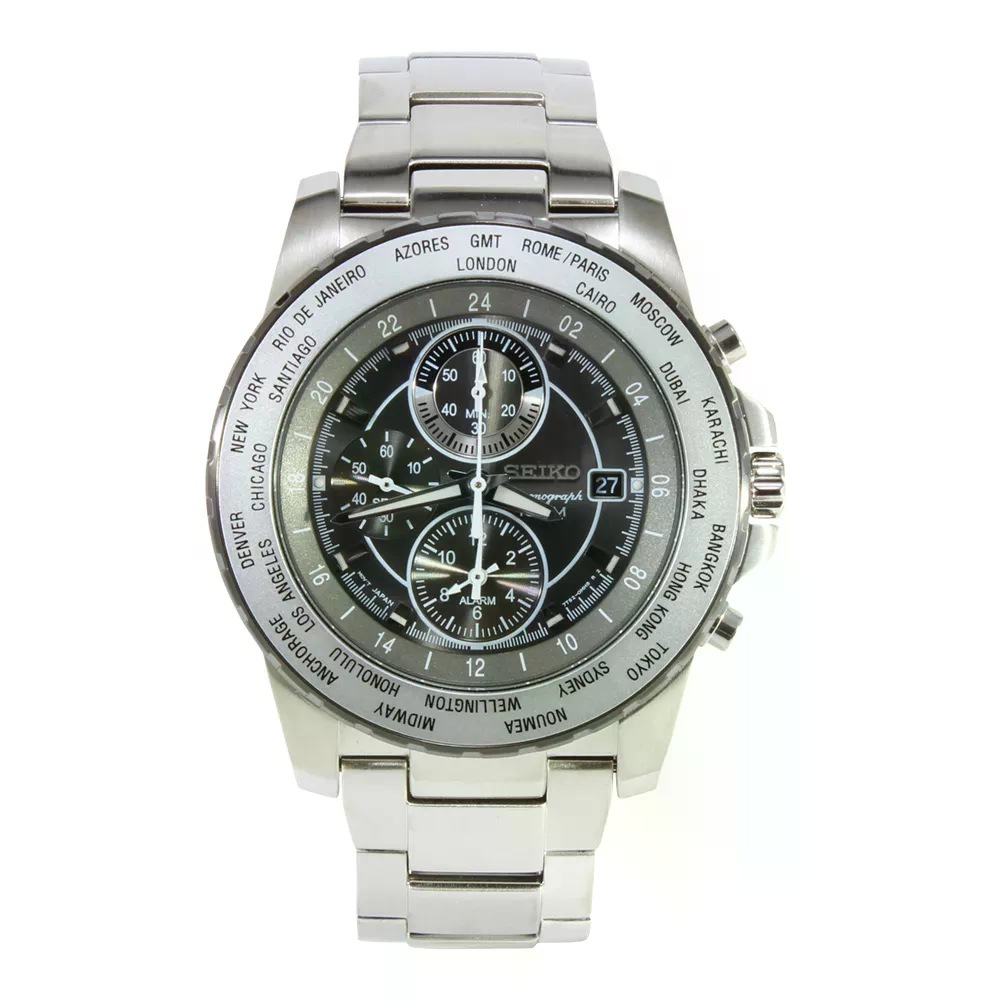 Seiko SNAC65P1 Alarm Chronograph Men's Watch | Shopee Malaysia