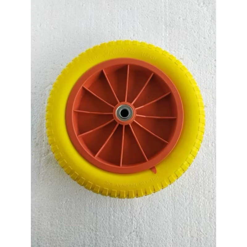PU Wheel Tayar Mati Kereta Sorong Tolak Roda 13" x 3" PVC PU Pneumatic ...