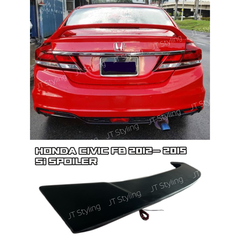 HONDA CIVIC FB 2012-2015 Si SPOILER WITH BRAKE LIGHT LED | Shopee Malaysia