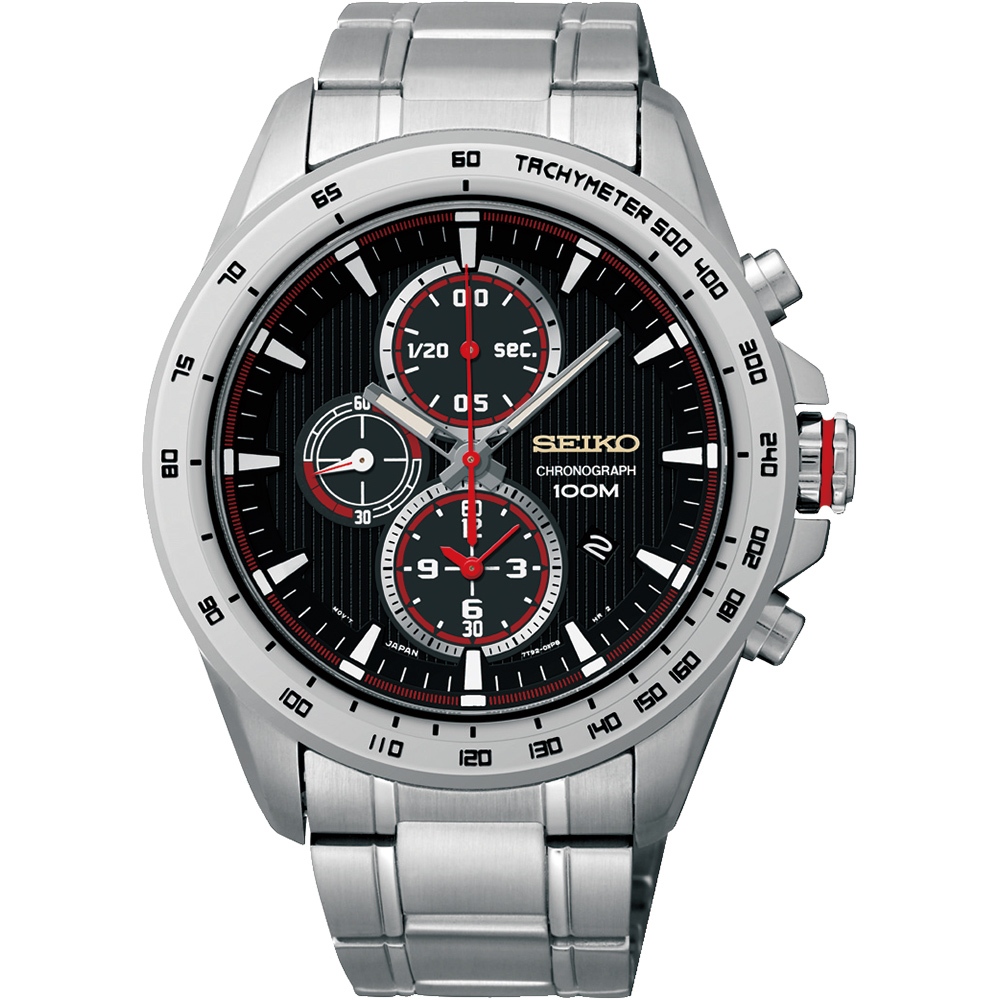 Seiko SNDG17P1 Criteria Chronograph Men's Stainless Steel Men's Watch | Shopee Malaysia