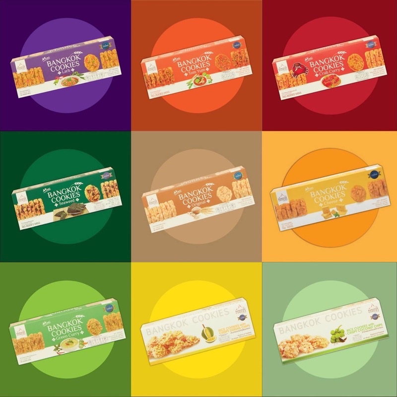 Bangkok Cookies Original/Green Curry/ Tom Yum/Crab Curry/|Gluten Free ...